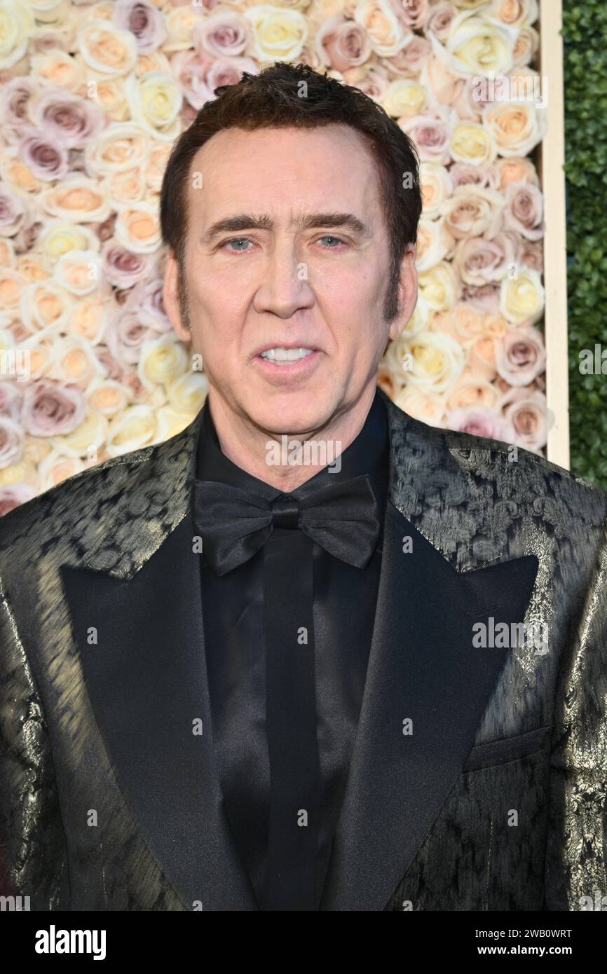 Beverly Hills, United States. 07th Jan, 2024. Nicolas Cage at the 81st ...