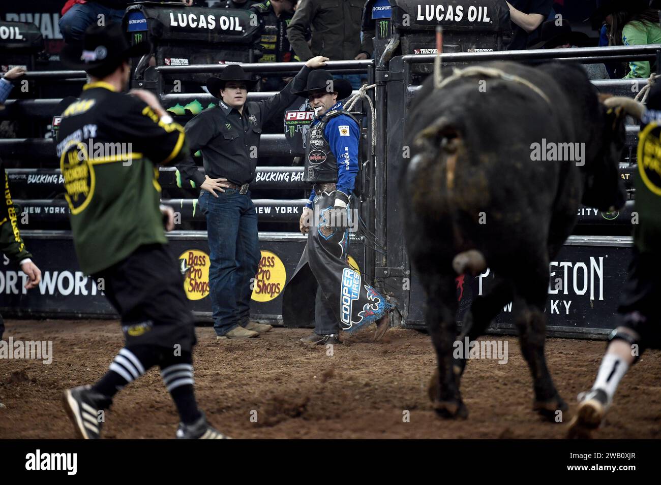 New York, USA. 07th Jan, 2024. Professional bull rider Eduardo ...