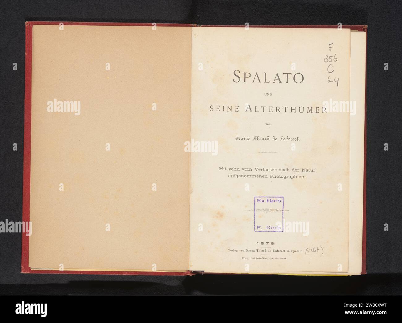 Spalato and his antiquities, Franz Thiard de Laforest, 1878 book ...