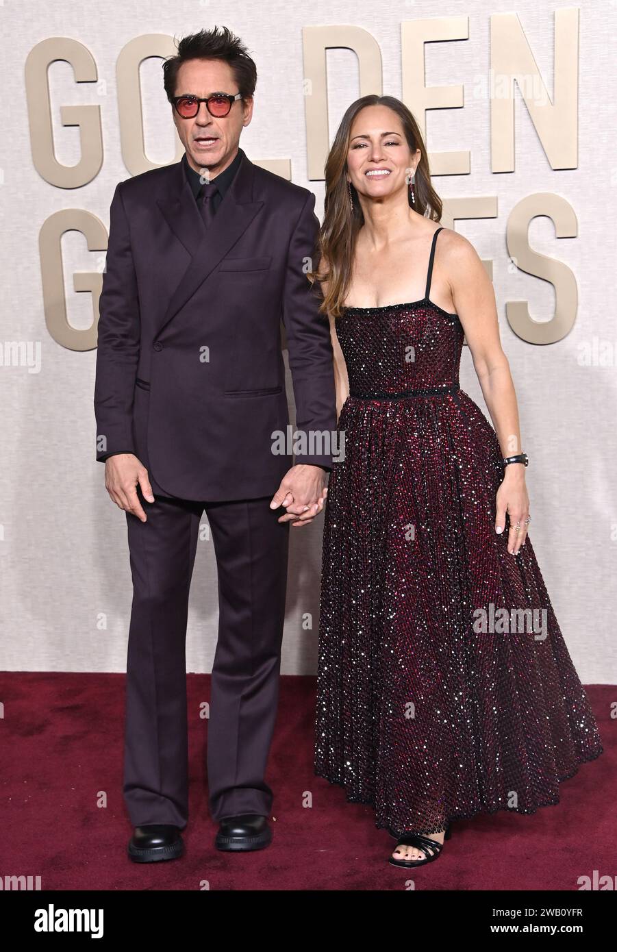 Beverly Hills, USA. 07th Jan, 2024. Robert Downey Jr. and Susan Downey ...