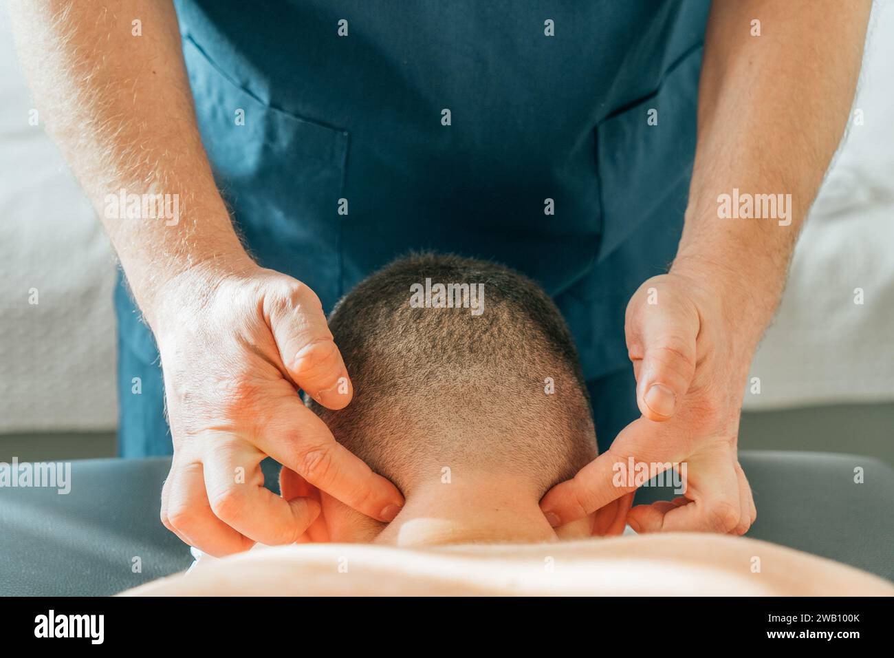 Reflexology pressure points on hand hi-res stock photography and images - Alamy