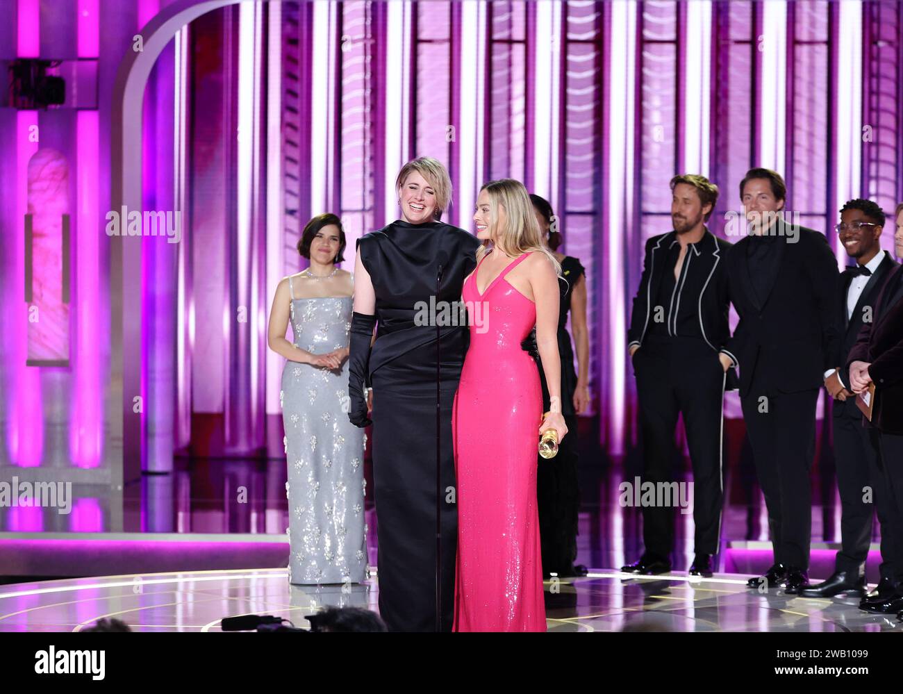 Beverly Hills, United States. 07th Jan, 2024. Greta Gerwig and Margot ...