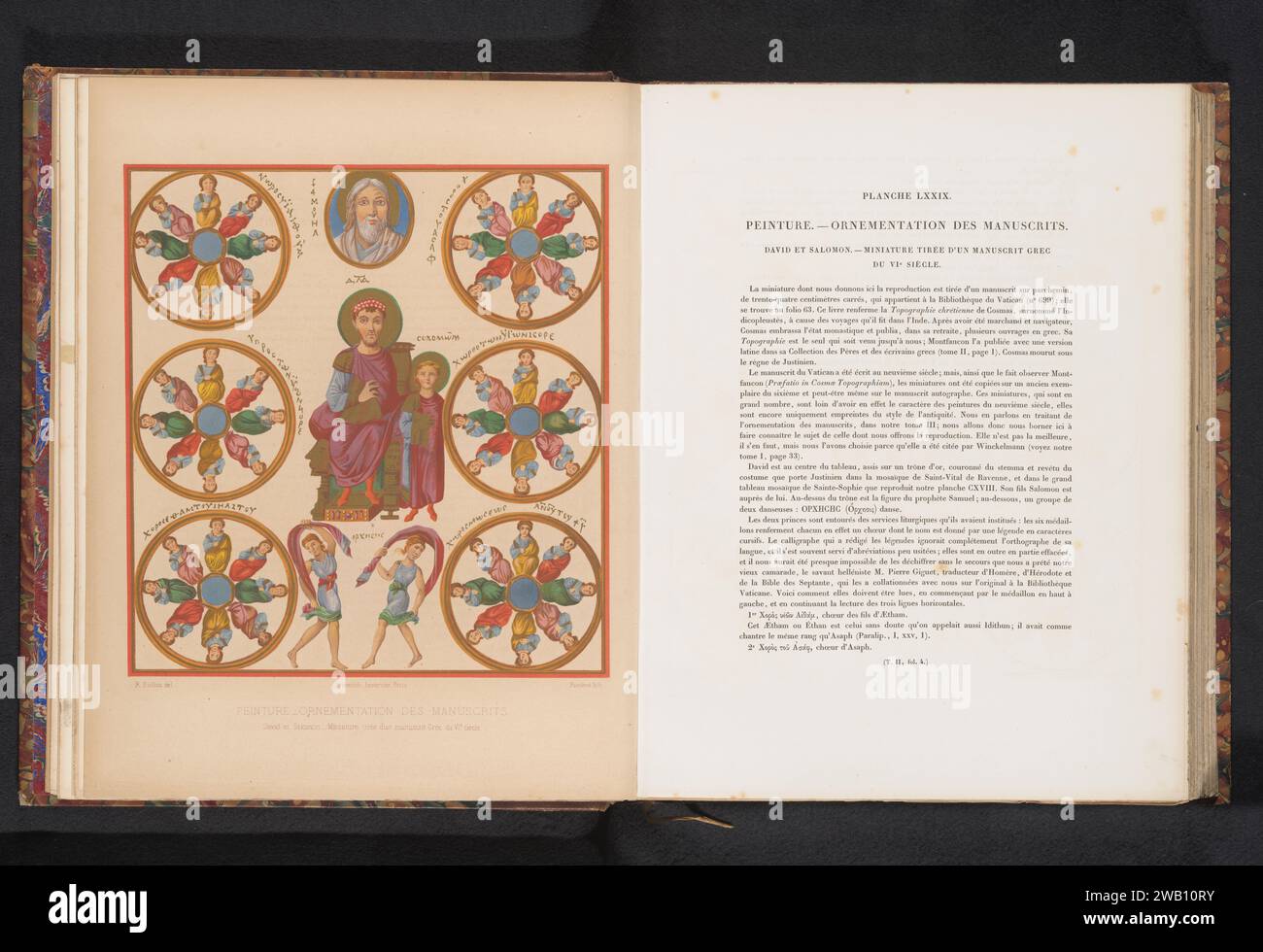 Reproduction of a ventilated page with David and Solomon by Painlevé to ...
