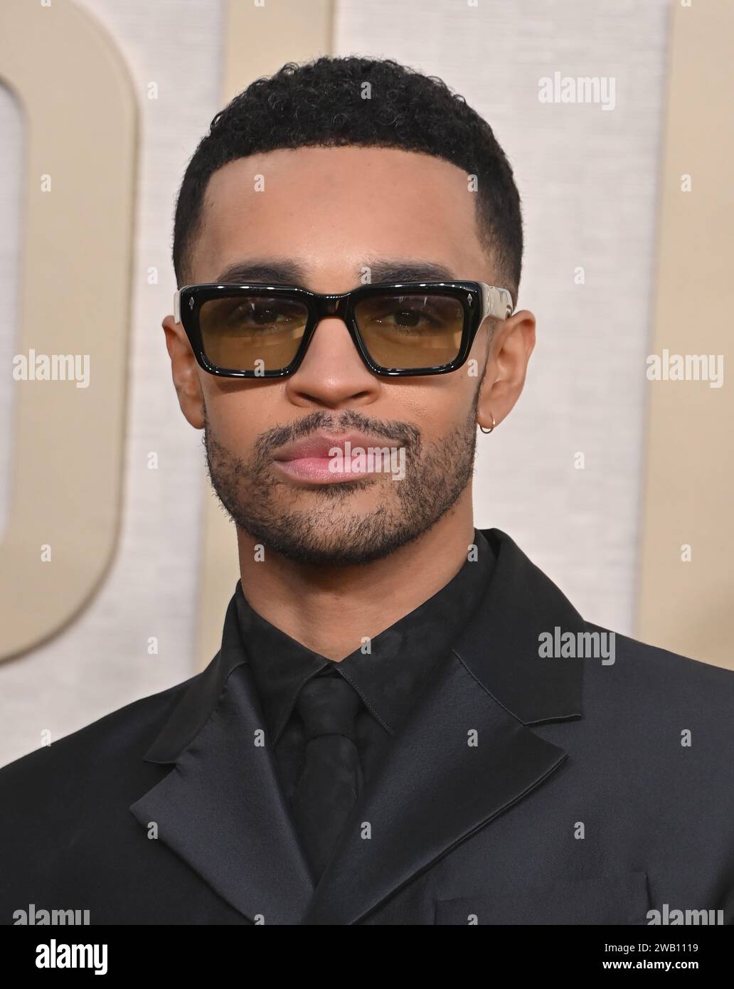 Beverly Hills, USA. 07th Jan, 2024. Noah J. Ricketts arriving at the ...