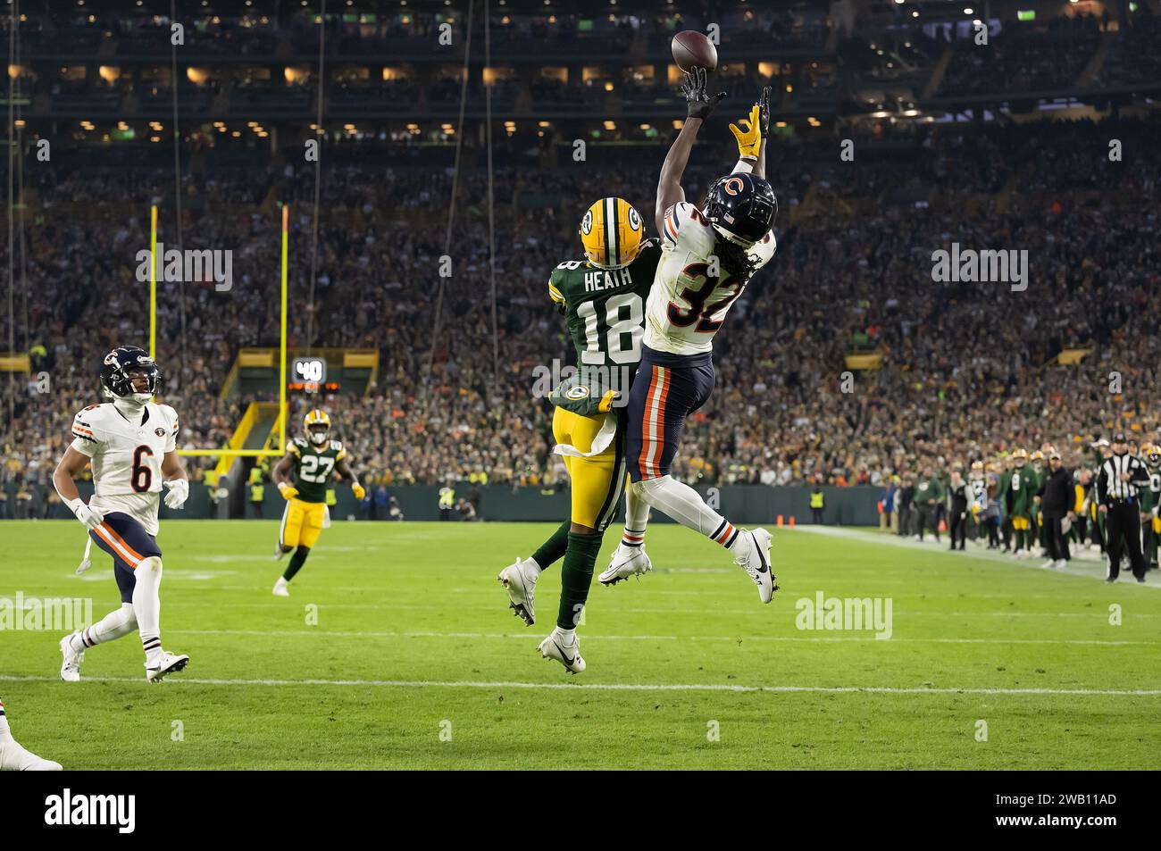 Green Bay, WI, USA. 7th Jan, 2024. Chicago Bears cornerback Terell ...