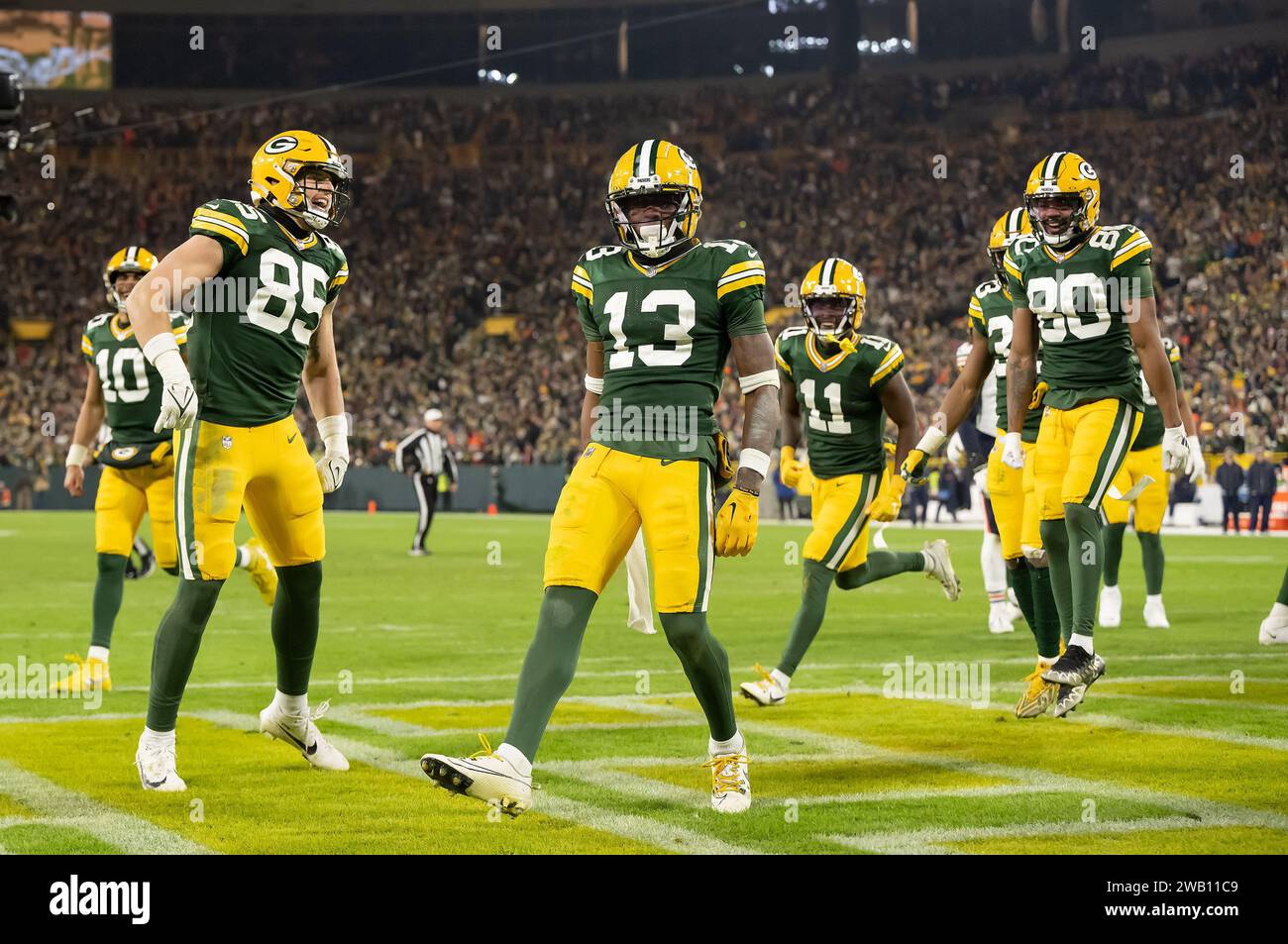 Green Bay, WI, USA. 7th Jan, 2024. Green Bay Packers tight end Tucker ...