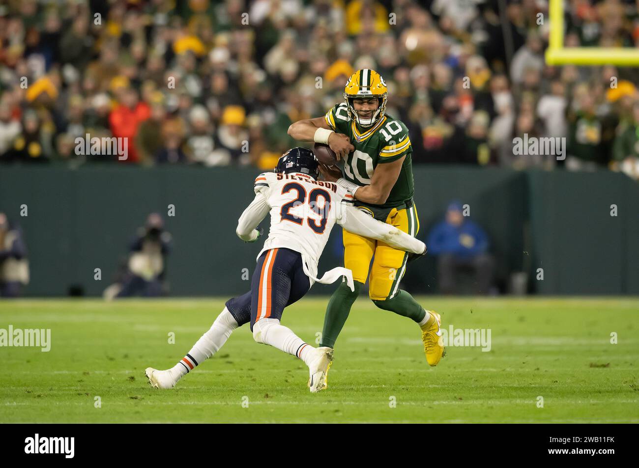Green Bay, WI, USA. 7th Jan, 2024. Chicago Bears cornerback Tyrique ...