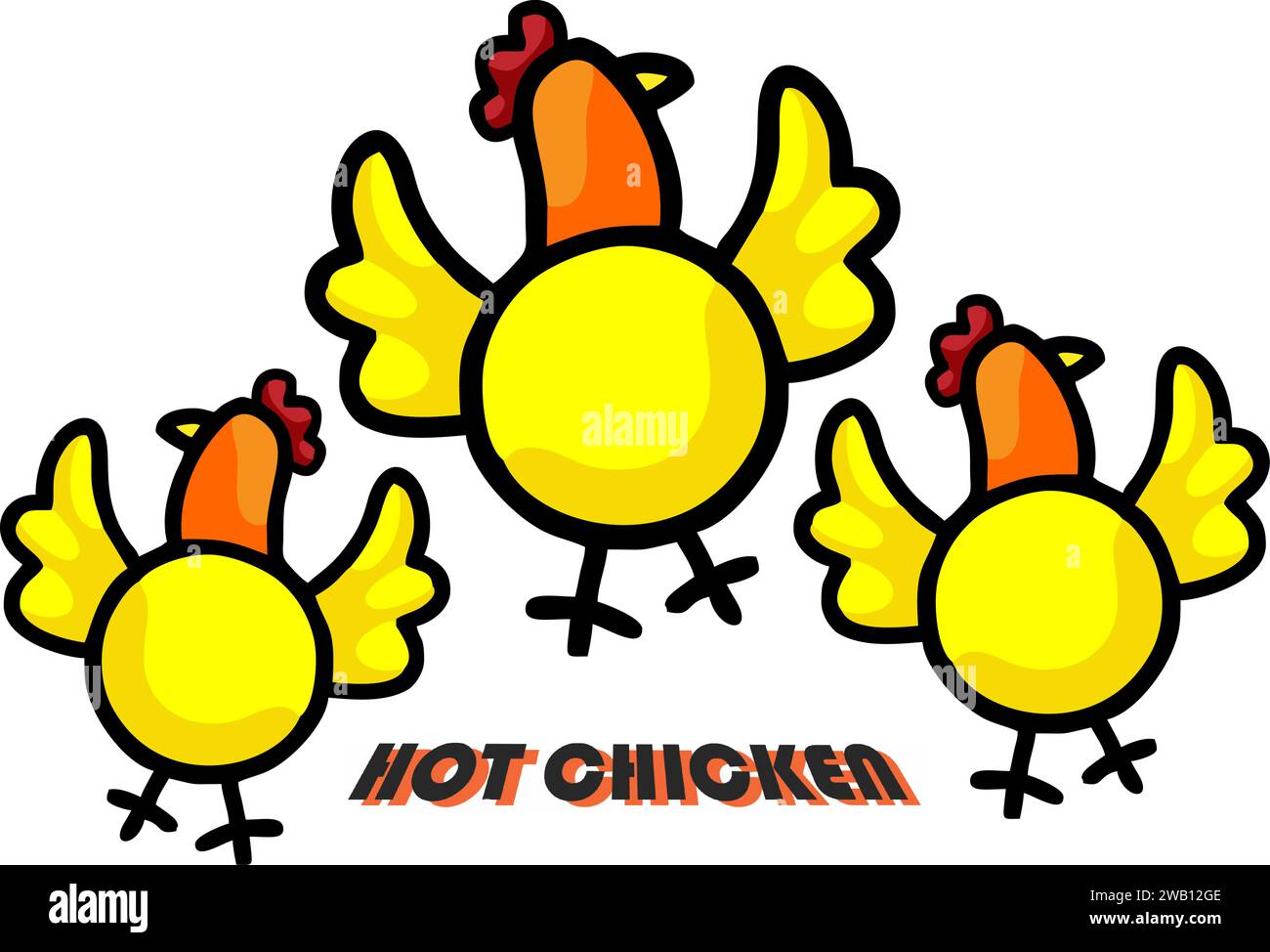 Chicken Food Corner Icon Stock Vector Image & Art - Alamy