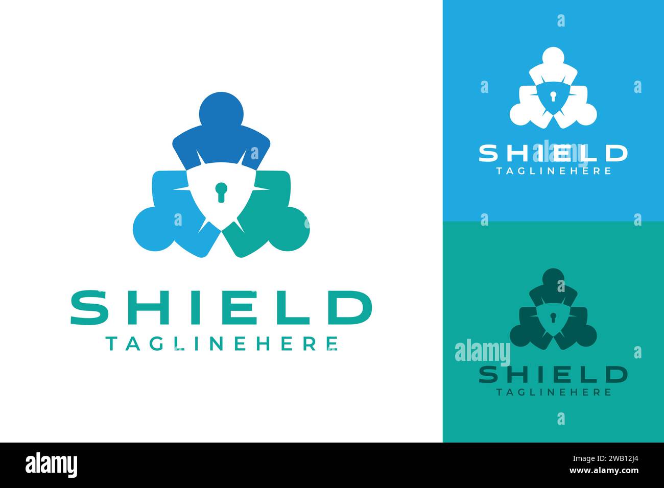 Strong password protection Stock Vector Images - Alamy