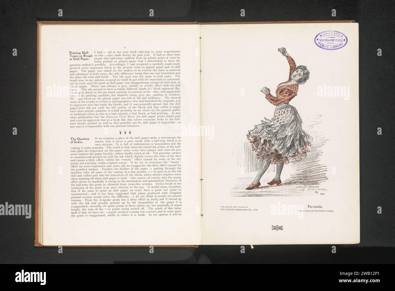 Reproduction of a drawing by a dancer by Arthur Jule Boorman, Strand ...