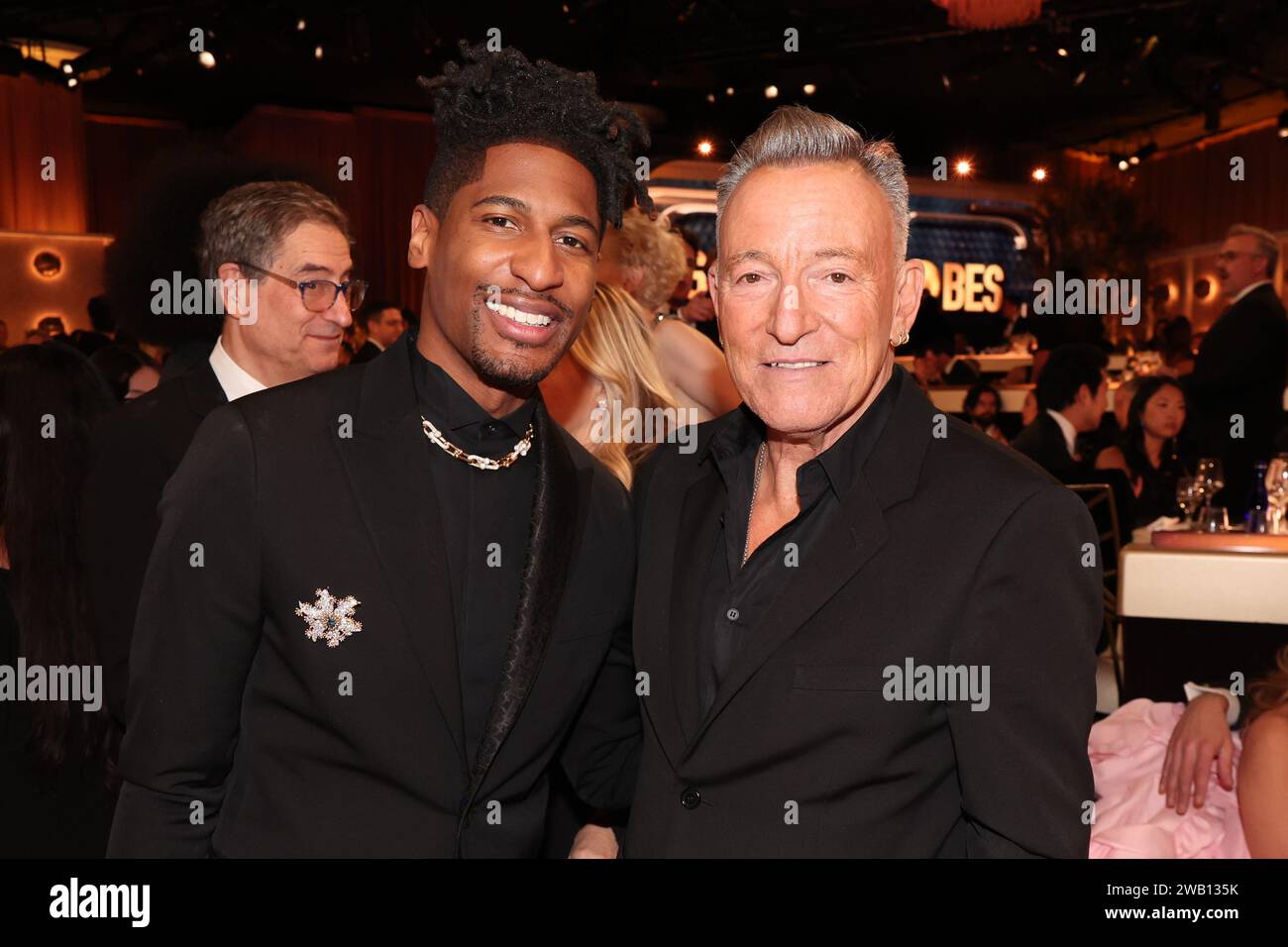 Beverly Hills, United States. 07th Jan, 2024. Jon Batiste and Bruce ...