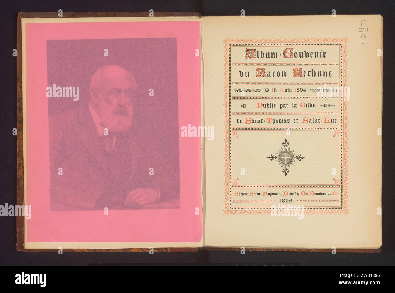 Souvenir album of Baron Bethune (June 18, 1894) / published by the ...