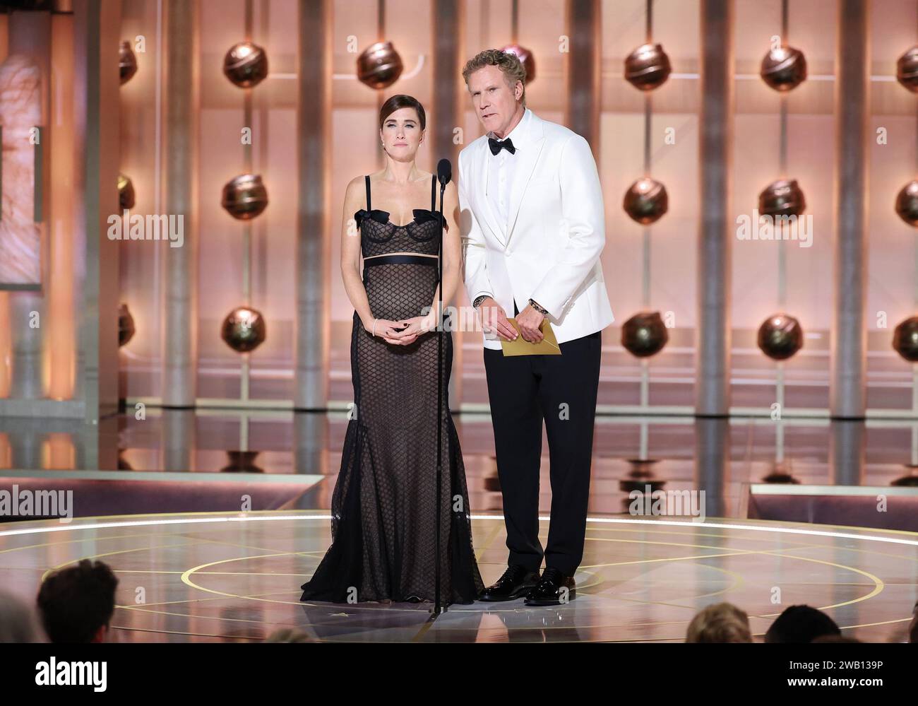 Beverly Hills, United States. 07th Jan, 2024. Kristen Wiig and Will ...
