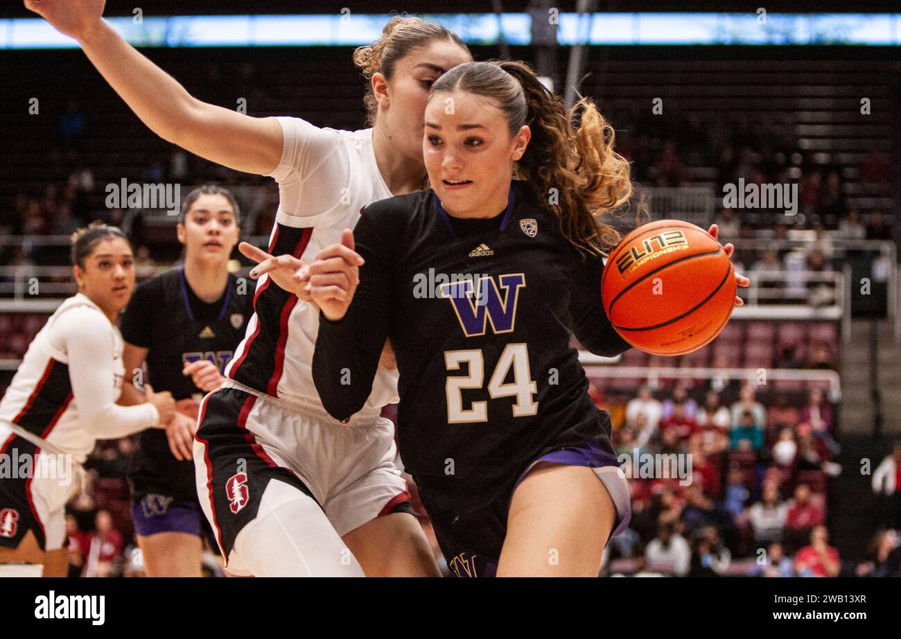 Maples Pavilion Stanford, CA. 07th Jan, 2024. CA, U.S.A. Washington ...