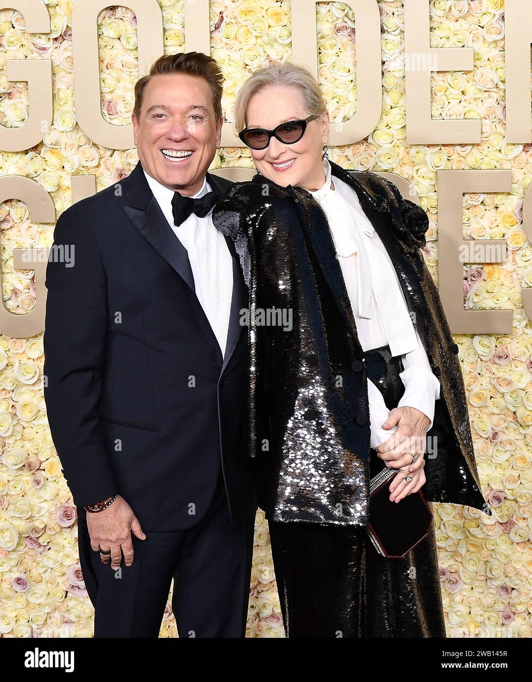 Kevin Huvane, Meryl Streep attend the 81st Annual Golden Globe Awards ...