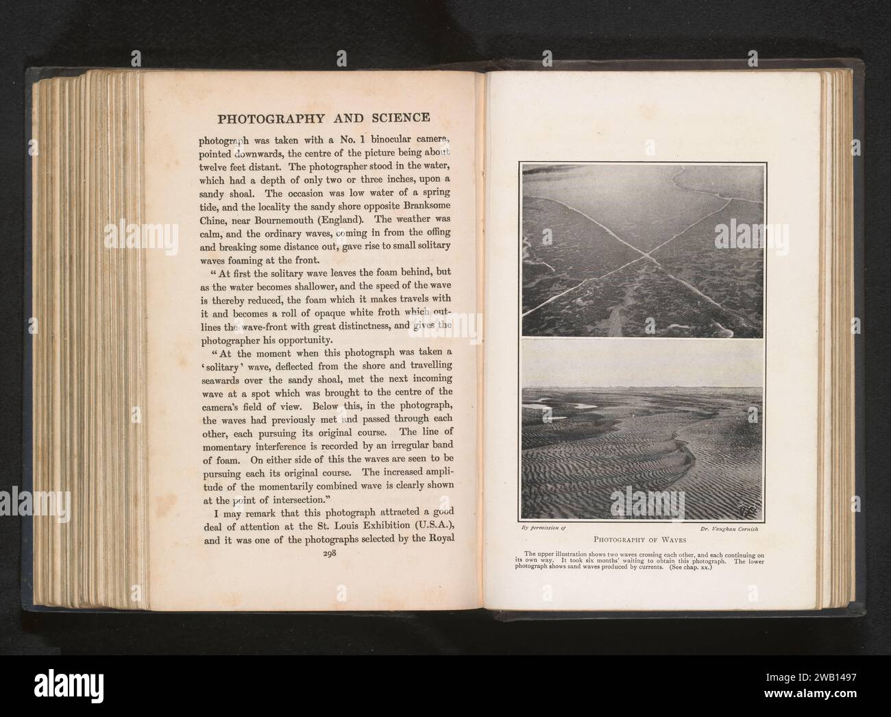 Crossing waves and a pattern that made the flow in sand, Vaughan ...