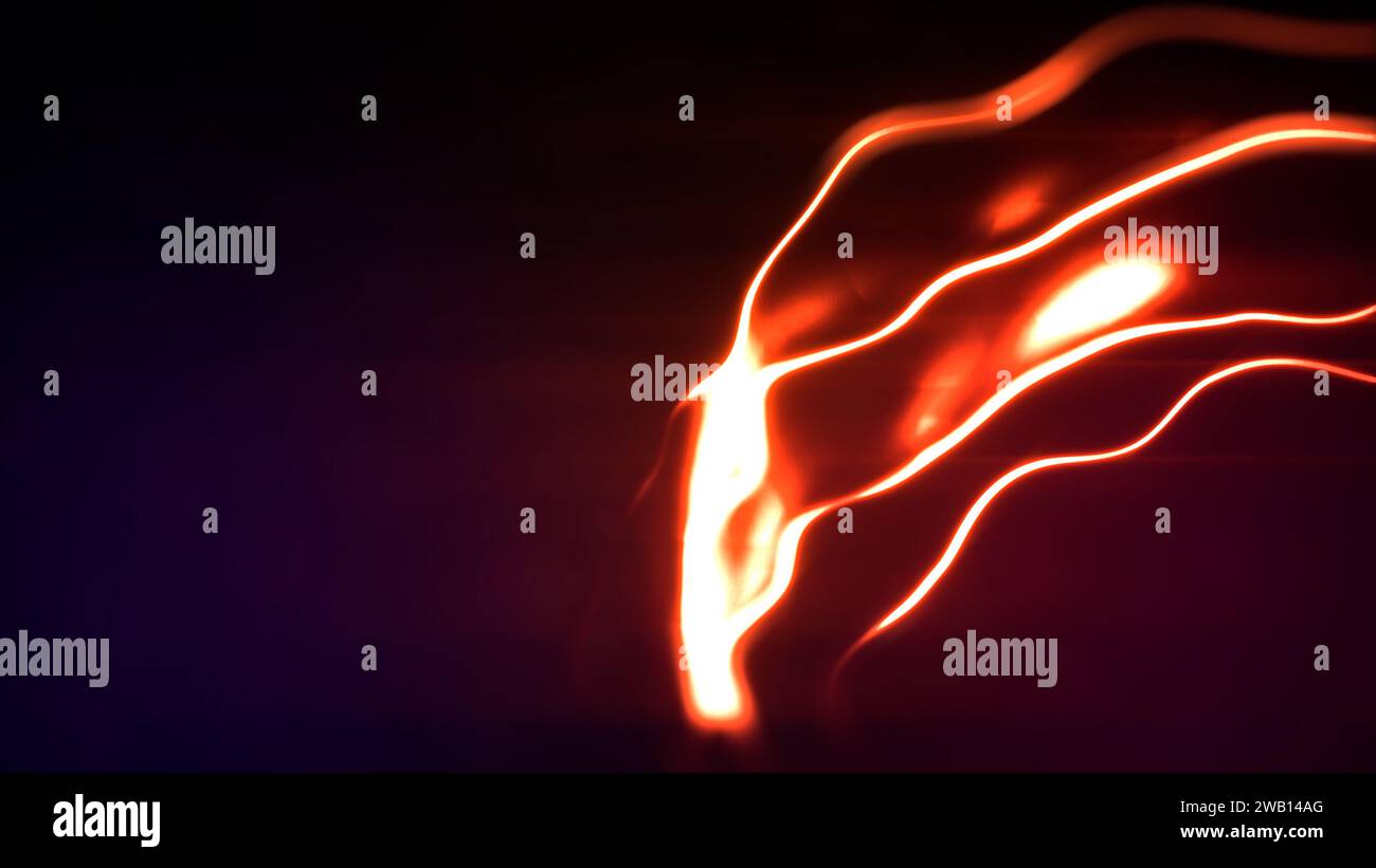 pretty red scintillant soft shapes backdrop - abstract 3D illustration ...