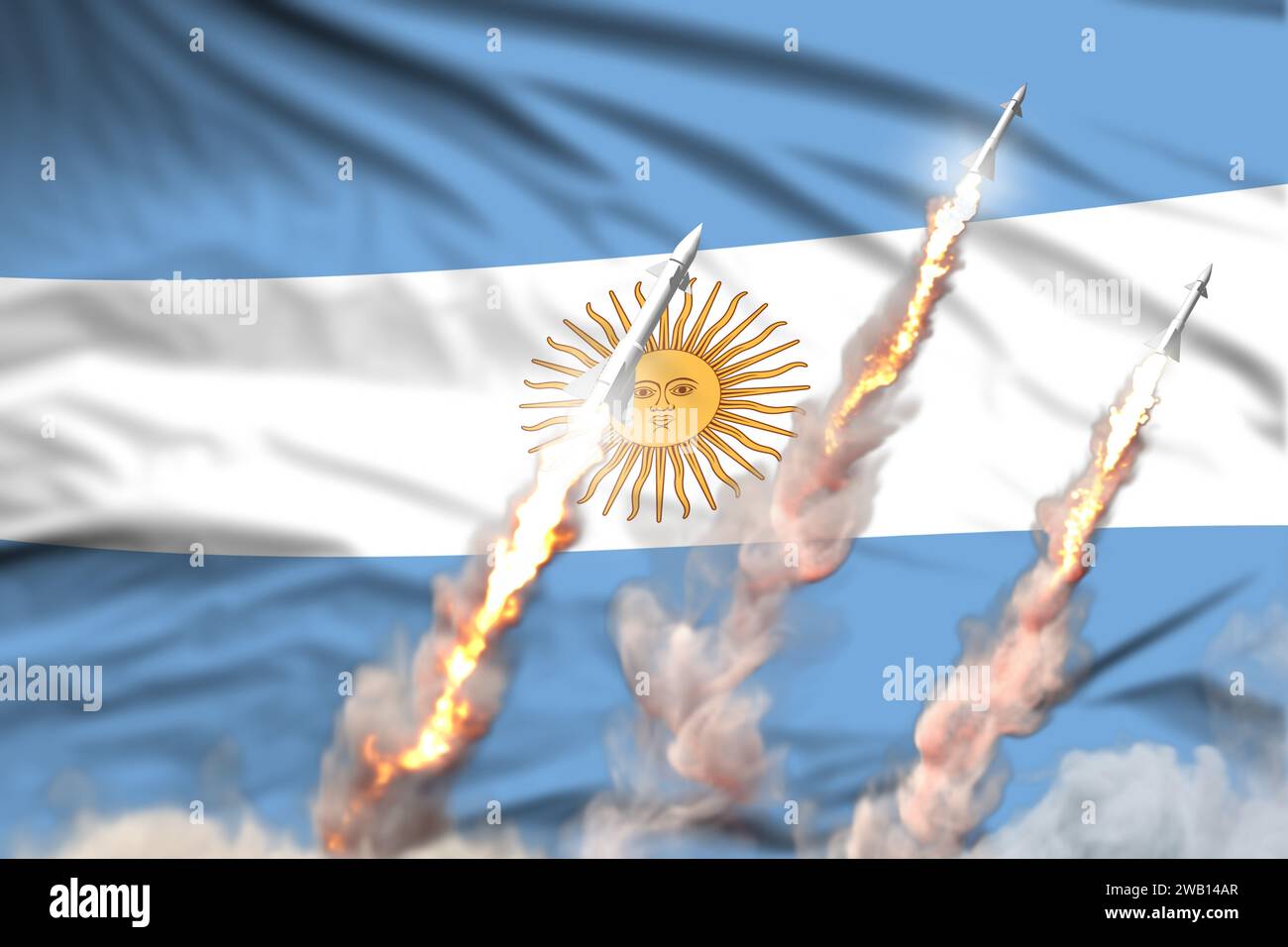 Argentina ballistic warhead launch - modern strategic nuclear rocket ...