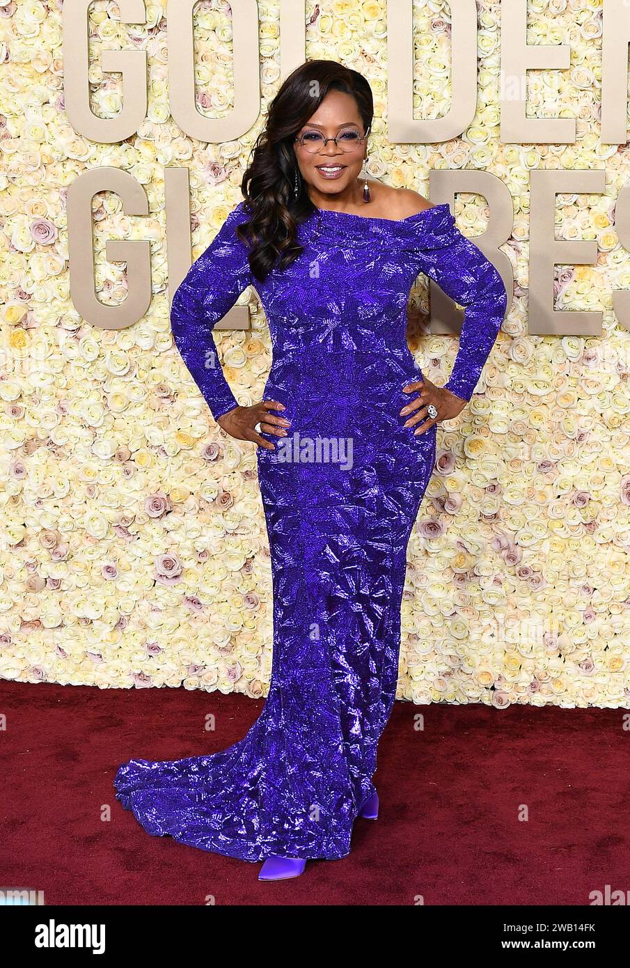Beverly Hills, USA. 07th Jan, 2024. Oprah Winfrey attends the 81st ...