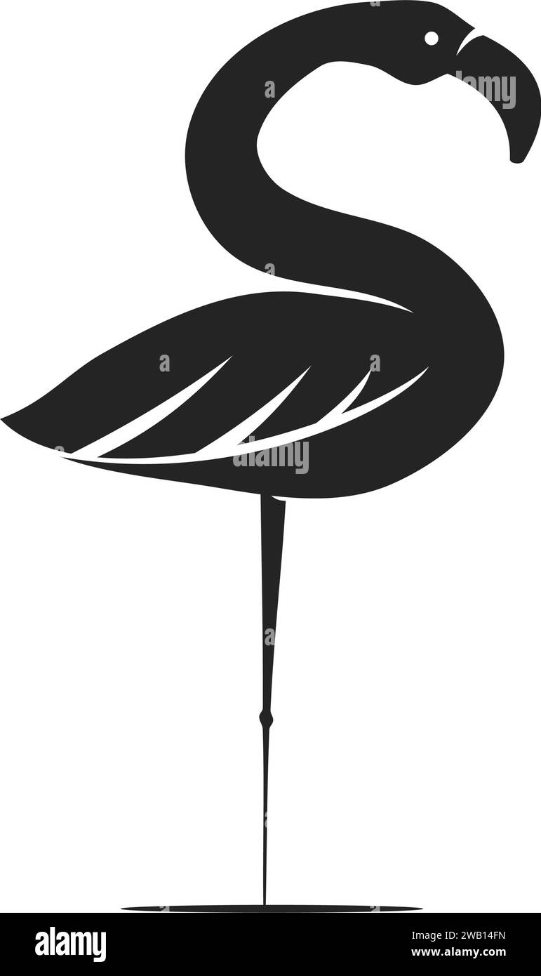 Flamingo Logo template Isolated. Brand Identity. Icon Abstract Vector ...