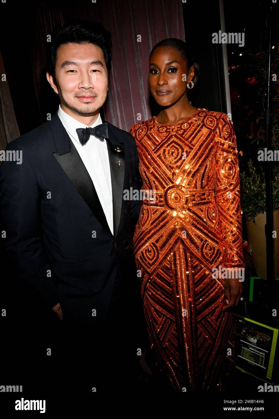 Beverly Hills, United States. 07th Jan, 2024. Simu Liu and Issa Rae at ...