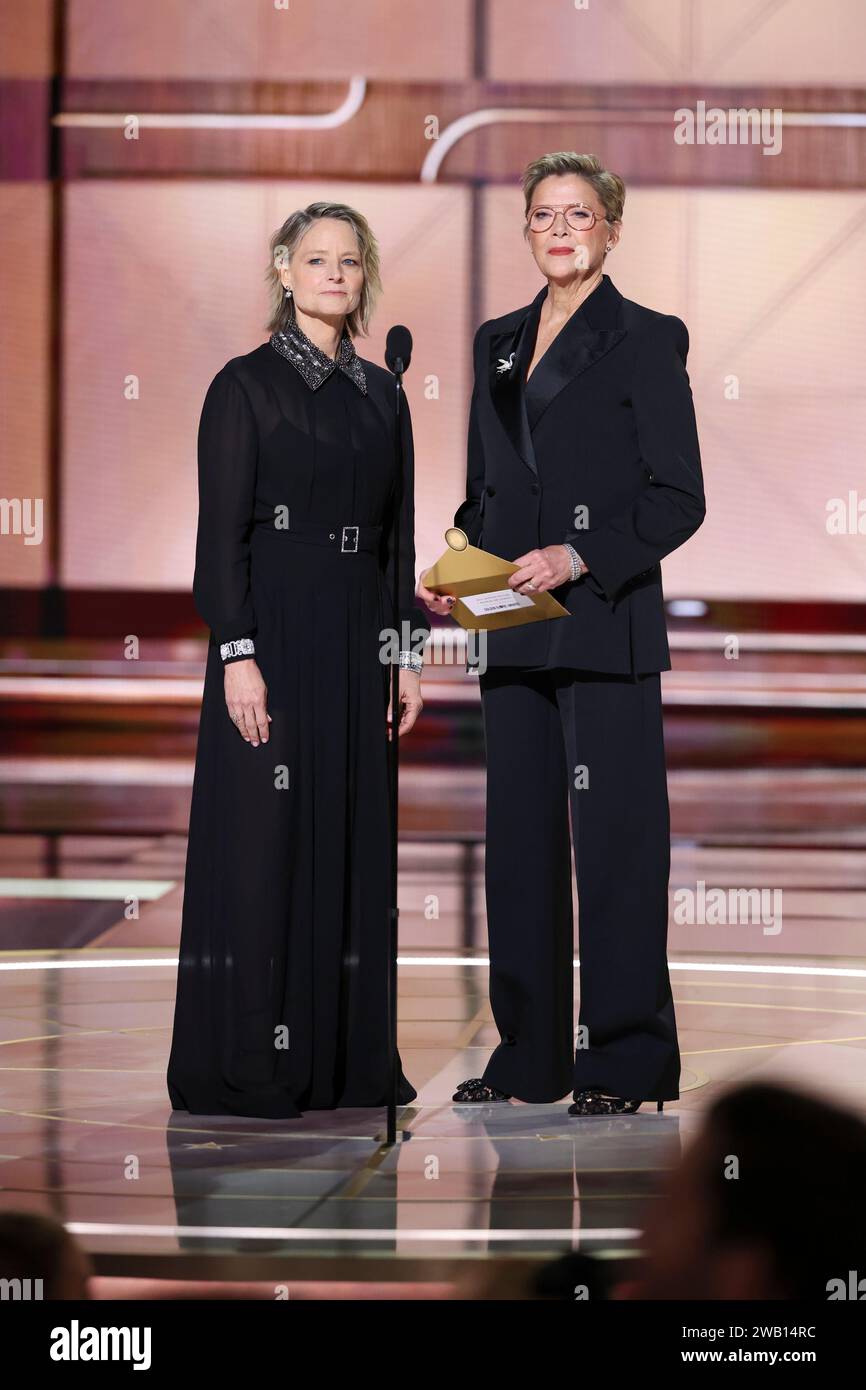 Beverly Hills, United States. 07th Jan, 2024. Jodie Foster and Annette ...