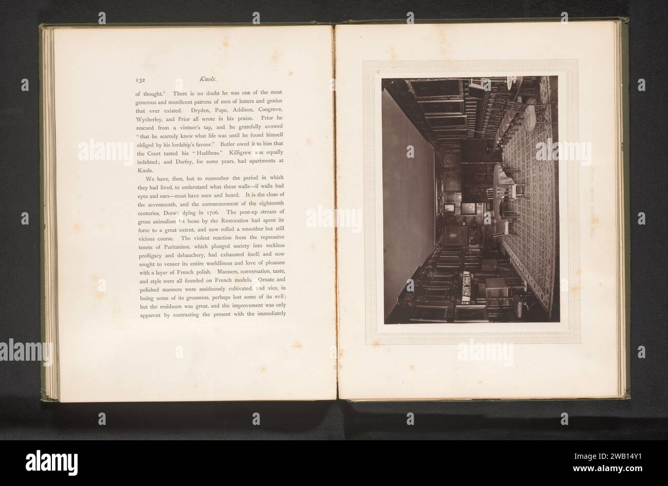 Interior of the Knole House dining room, Stephen Thompson, c. 1866 - in ...