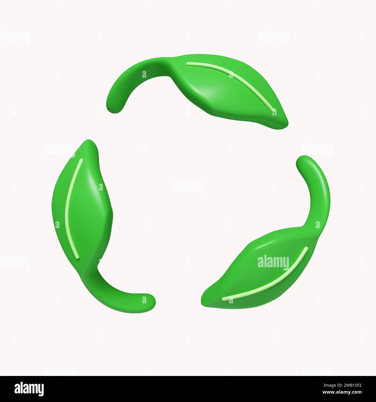 Recycle icon on screen Cut Out Stock Images & Pictures - Alamy