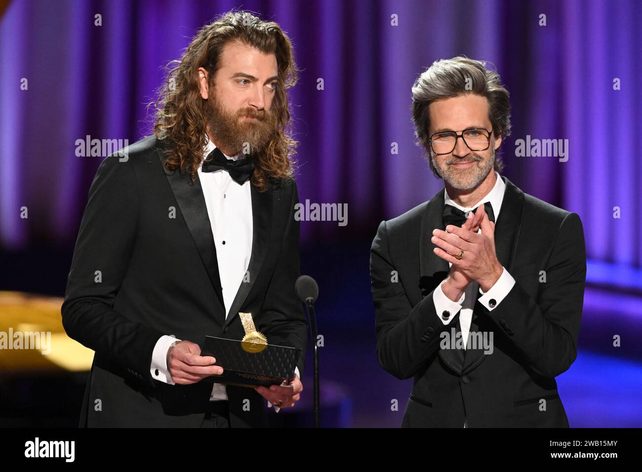 Rhett McLaughlin and Link Neal present the Emmy for outstanding ...