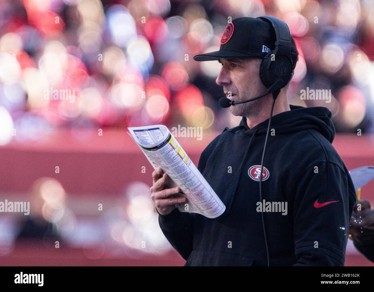 Santa Clara, United States. 07th Jan, 2024. San Francisco 49ers head ...