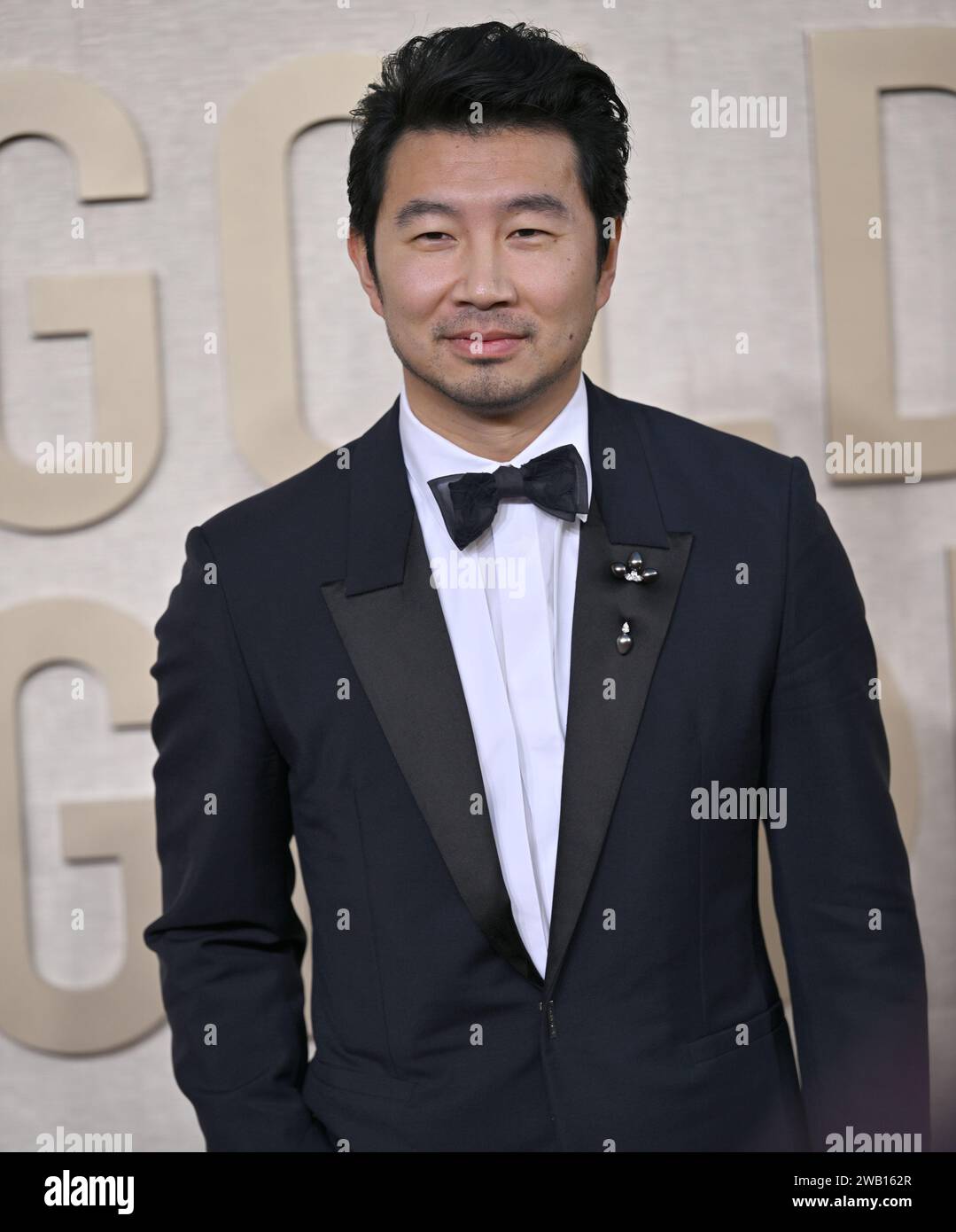 Beverly Hills, United States. 07th Jan, 2024. Actor Simu Liu arrives ...