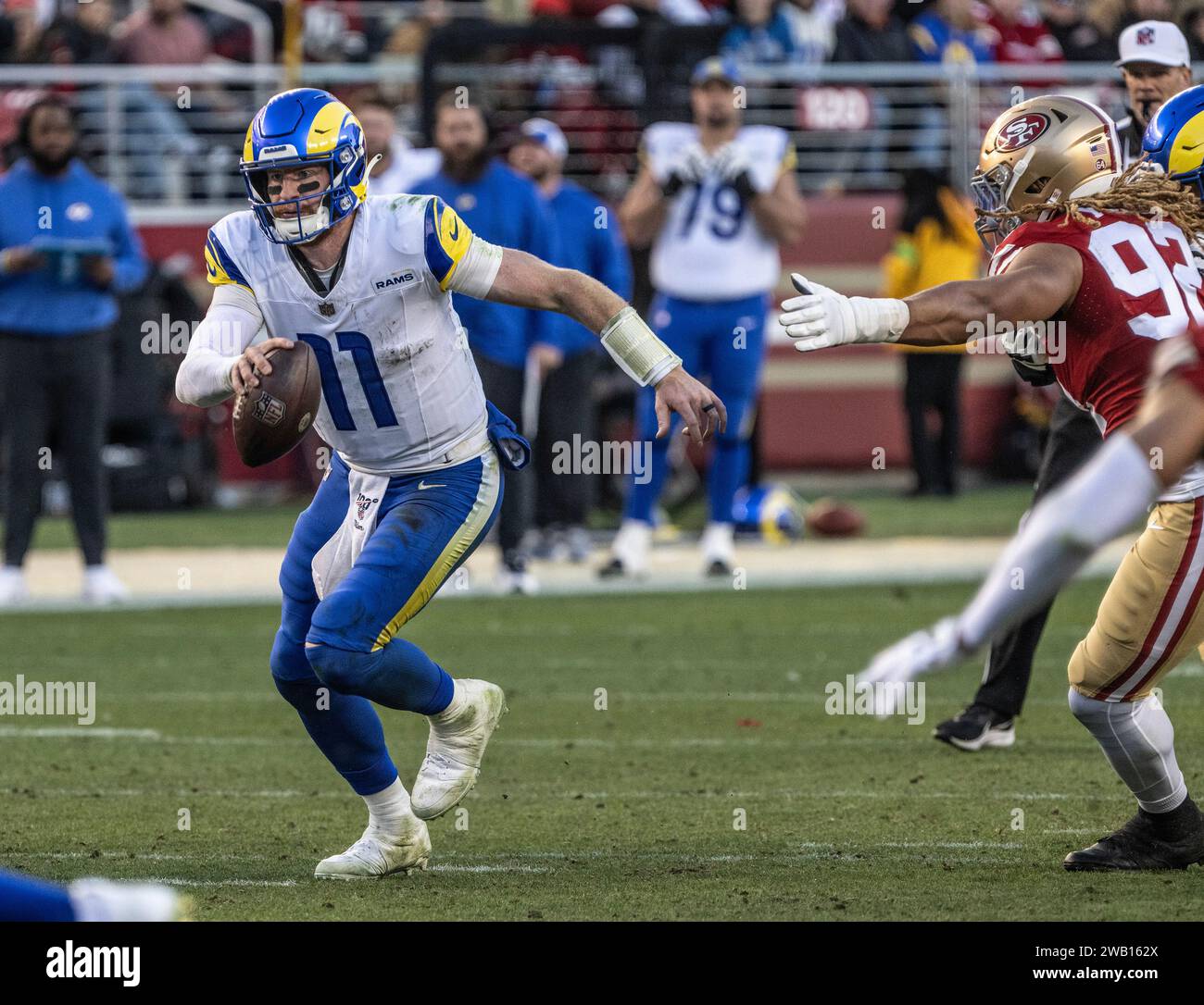 Santa Clara, United States. 07th Jan, 2024. Los Angeles Rams ...