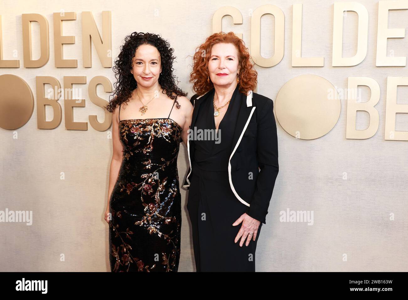 Beverly Hills, United States. 07th Jan, 2024. Debora Cahn and Janice ...