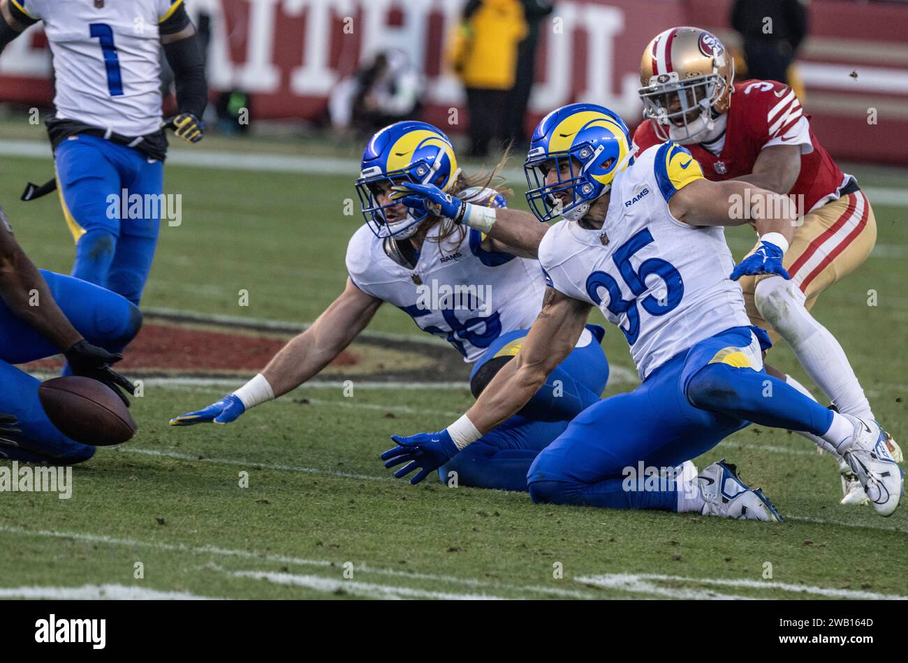 Santa Clara, United States. 07th Jan, 2024. Los Angeles Rams ...