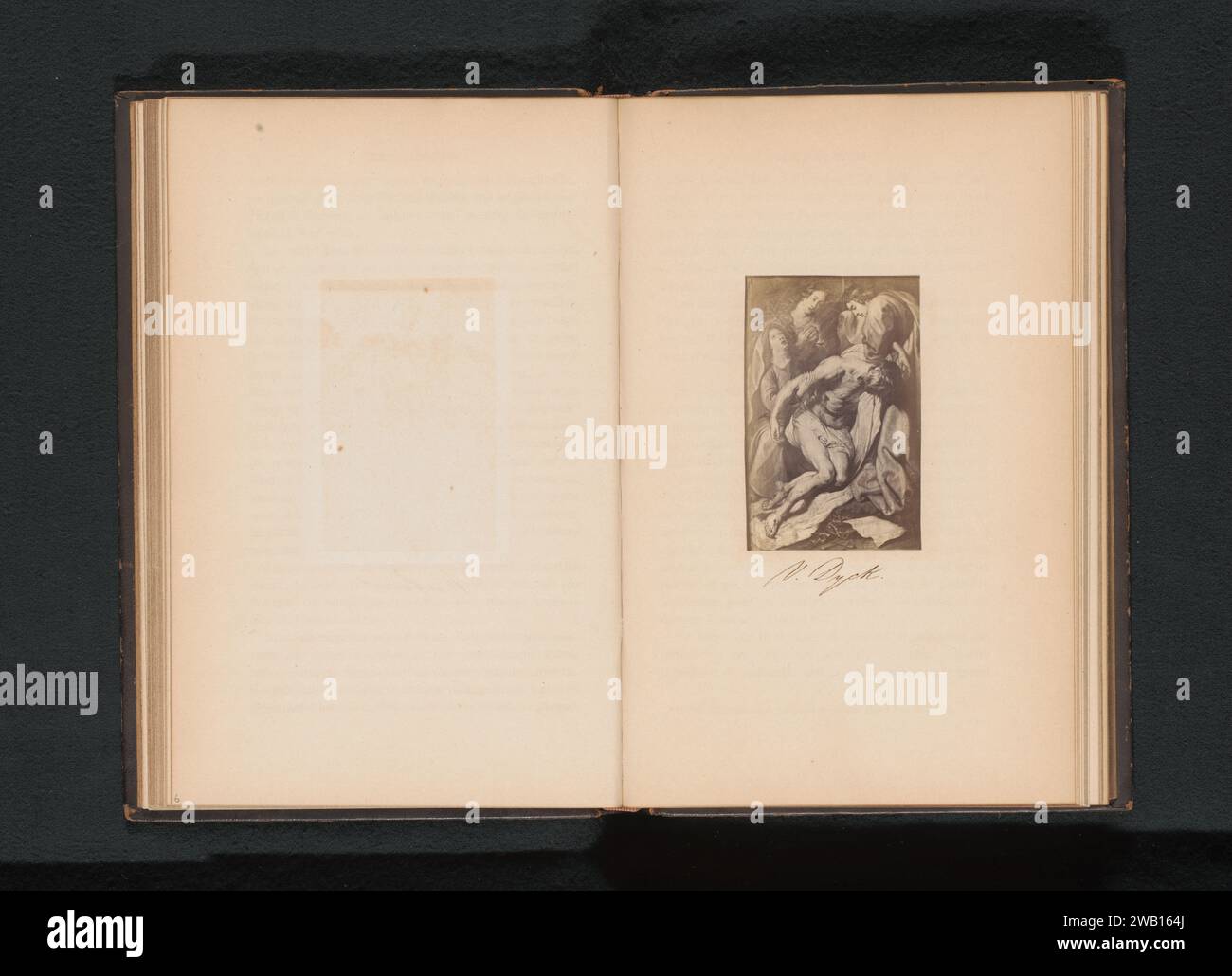Photo production of a painting of Christ by Anthony Van Dyck, Edmond ...