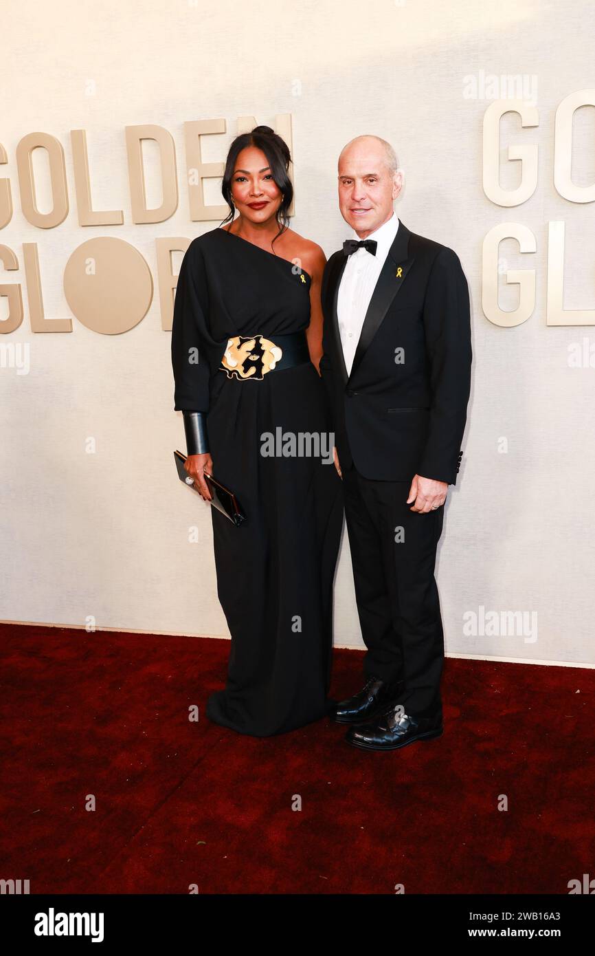 Beverly Hills, United States. 07th Jan, 2024. Tracy James and Brian ...