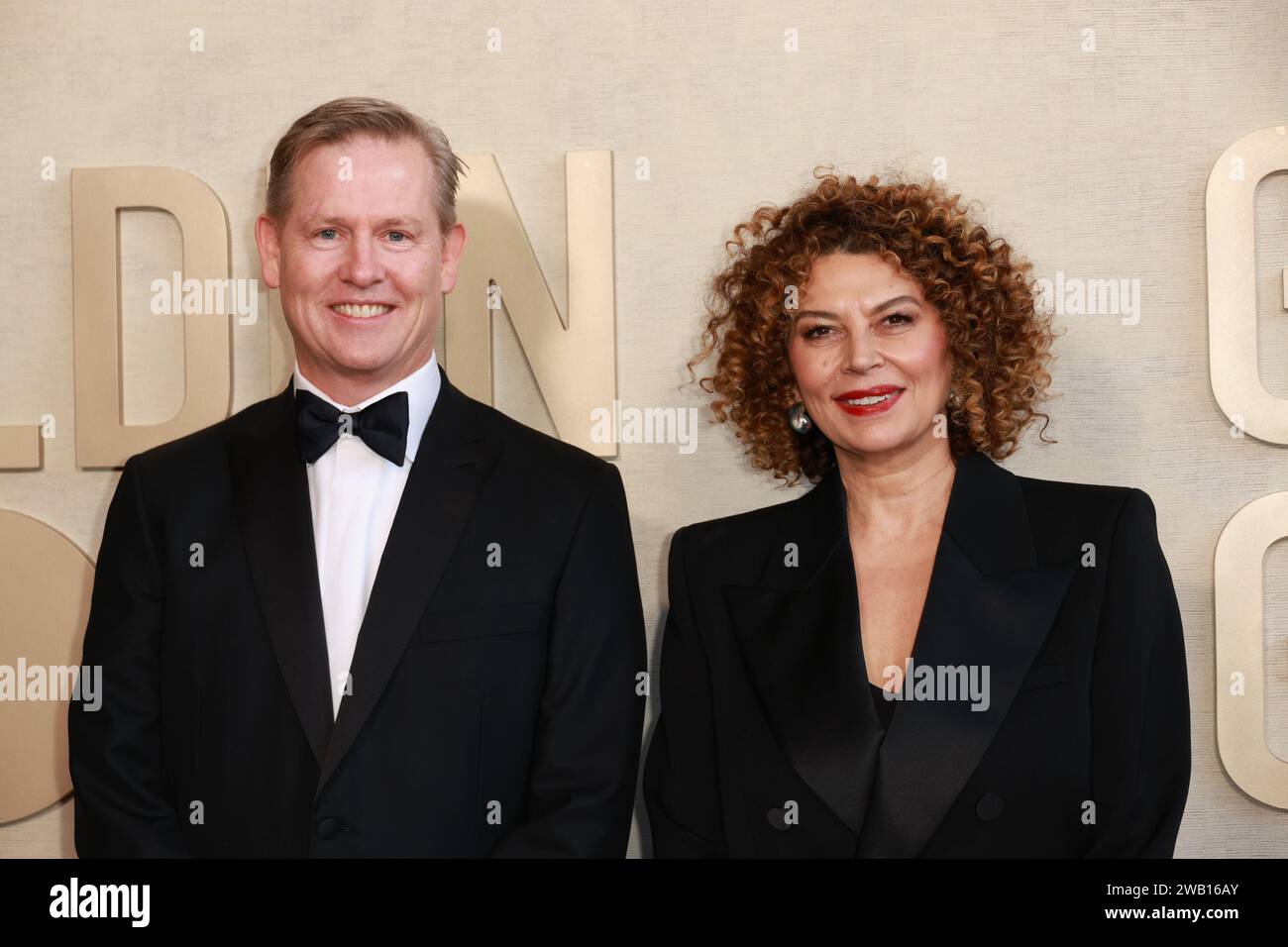 Beverly Hills, United States. 07th Jan, 2024. Mike Cavanagh and Donna ...