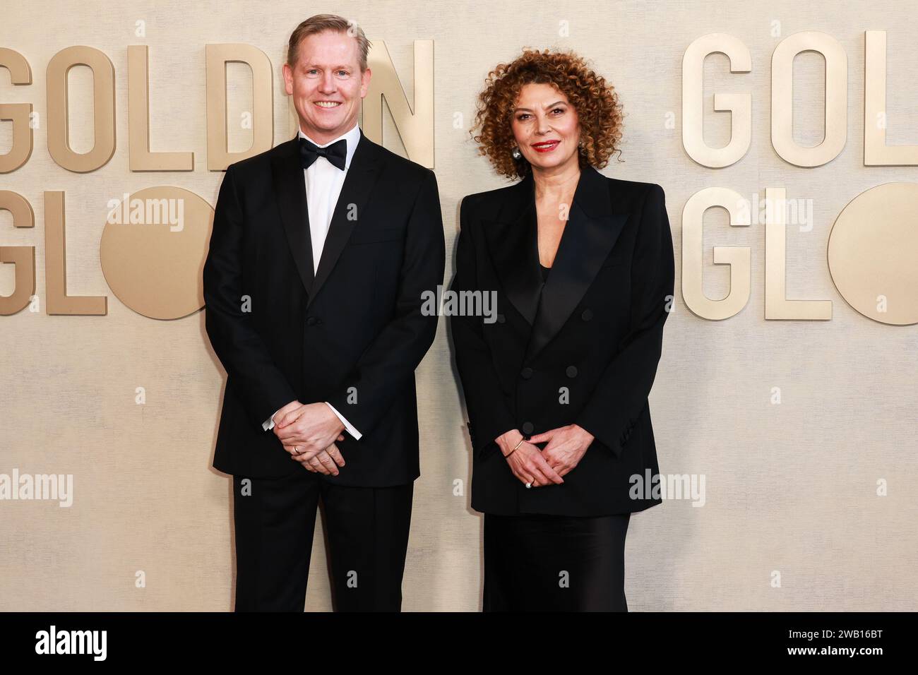 Beverly Hills, United States. 07th Jan, 2024. Mike Cavanagh and Donna ...