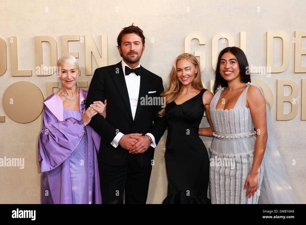 Beverly Hills, United States. 07th Jan, 2024. Helen Mirren, Brandon ...