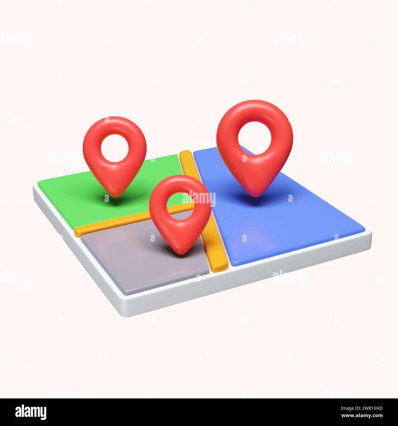 3d Pin location icon on map. Online order tracking. Location mark on ...