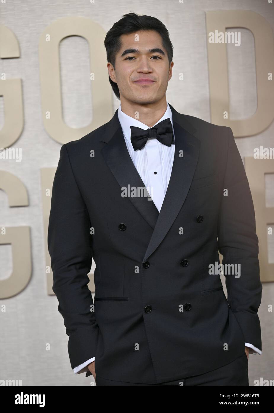 Beverly Hills, United States. 07th Jan, 2024. Actor Owen Han arrives ...