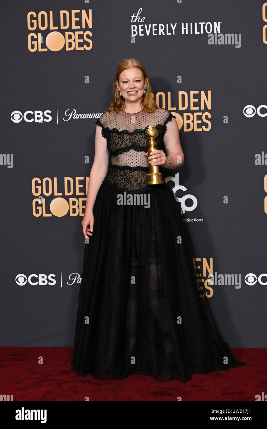 Beverly Hills, United States. 07th Jan, 2024. Sarah Snook wins the ...