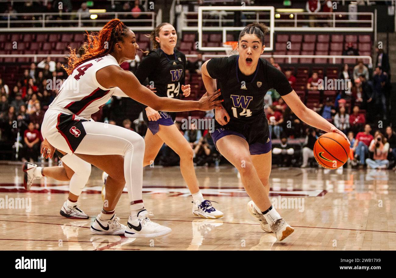 Maples Pavilion Stanford, CA. 07th Jan, 2024. CA, U.S.A. Washington ...