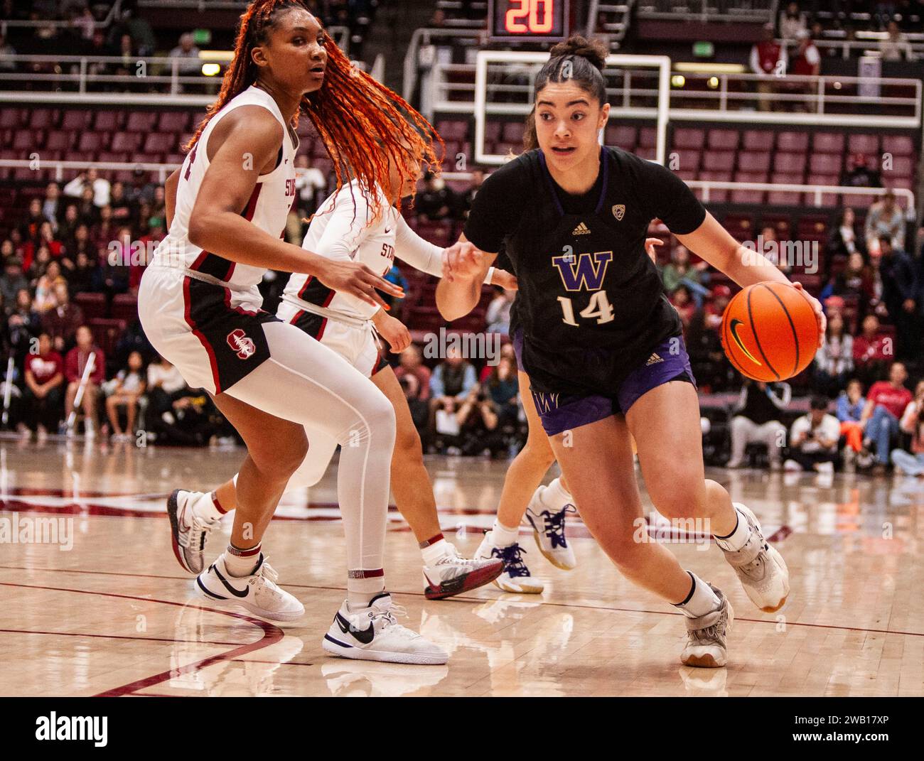 Maples Pavilion Stanford, CA. 07th Jan, 2024. CA, U.S.A. Washington ...