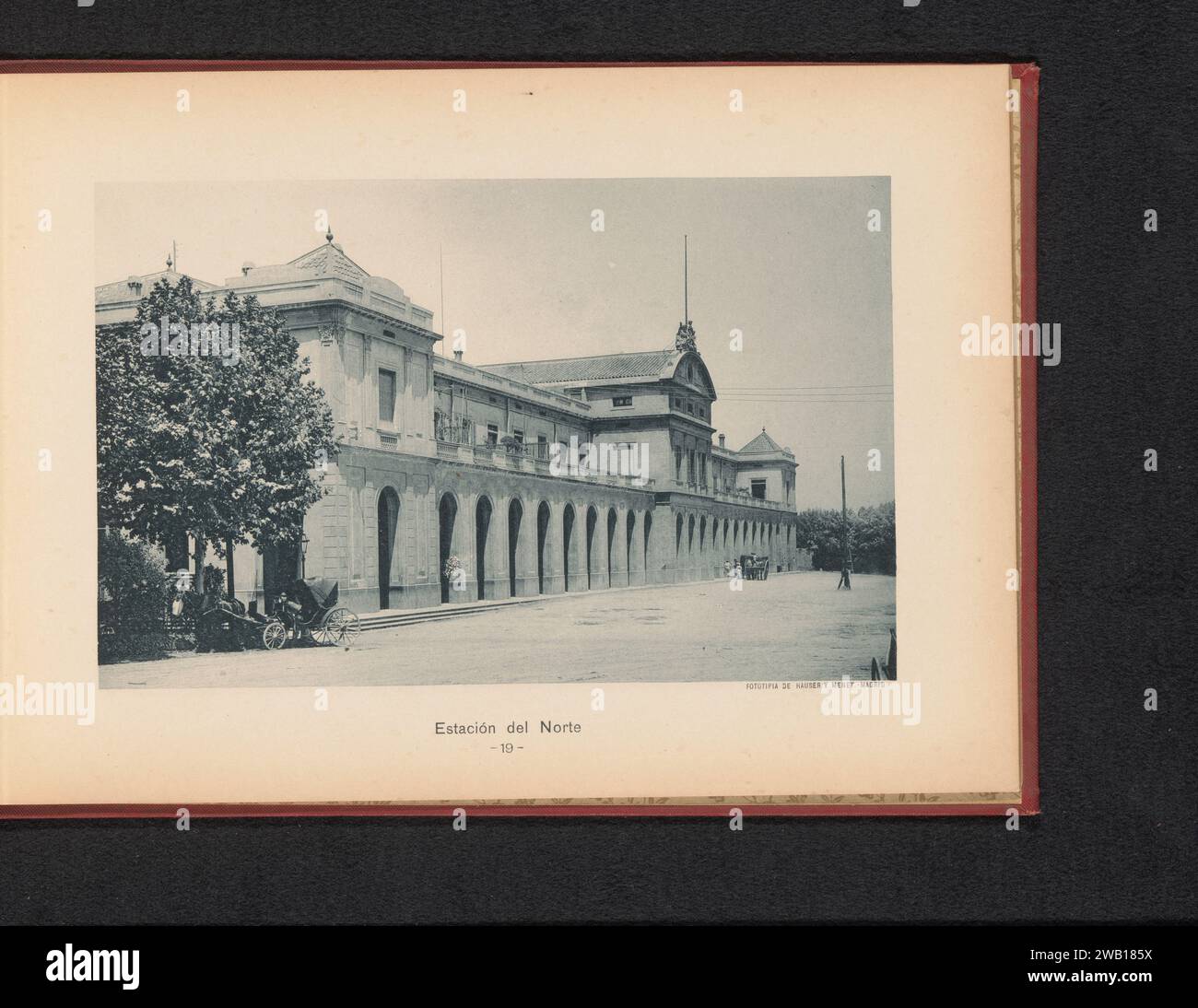 View of the northern train station in Barcelona, Hauser Y Genet, c ...
