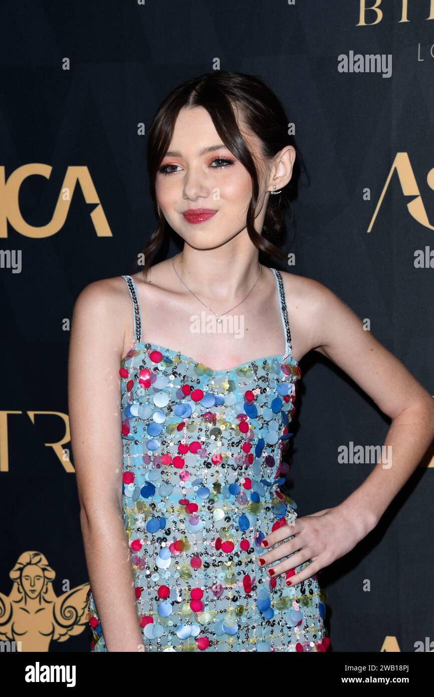 January 6, 2024, Los Angeles, California, USA: VIOLET MCGRAW attends ...