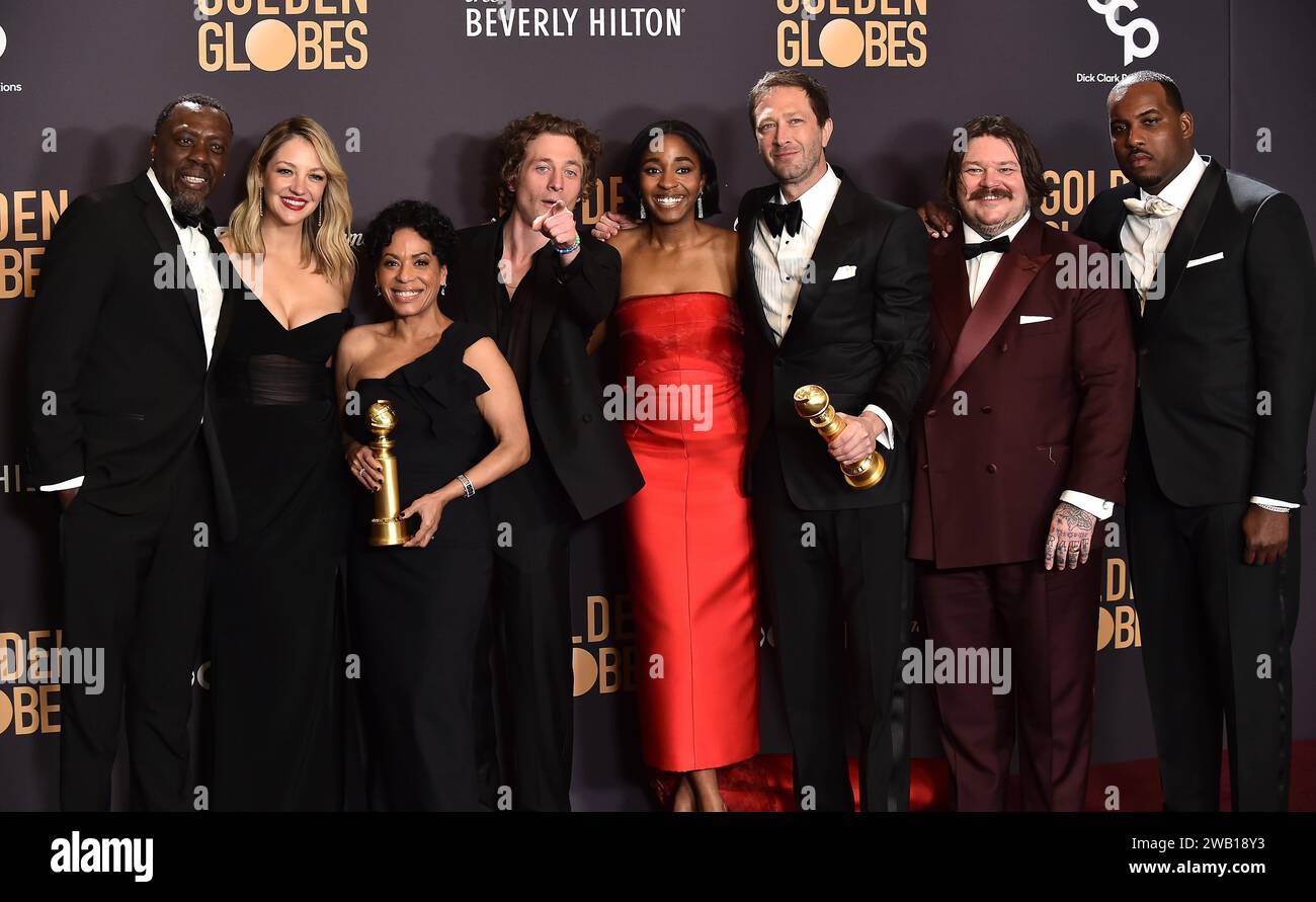 Beverly Hills, USA. 07th Jan, 2024. Edwin Lee Gibson, Abby Elliott ...