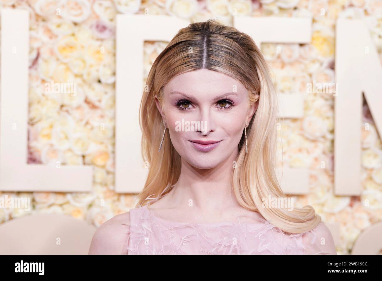 Dylan Mulvaney arrives at the 81st Golden Globe Awards on Sunday, Jan ...