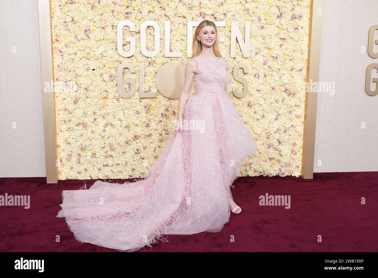 Dylan Mulvaney arrives at the 81st Golden Globe Awards on Sunday, Jan ...