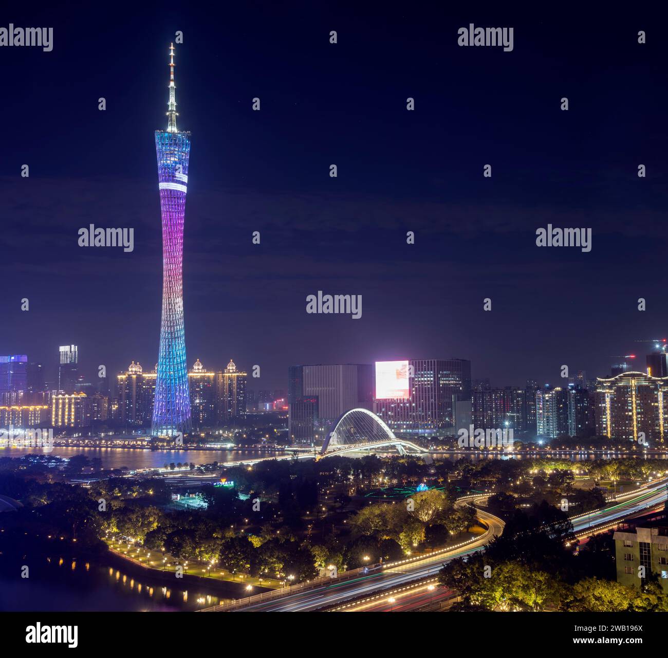 The Canton Tower, Guangzhou, China Stock Photo - Alamy